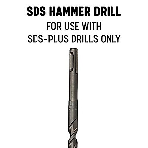 Drill America SDS588 5/8" x 8" SDS-Plus Hammer Bit Drill Bit, SDS Series