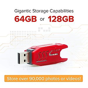 Infiniti Kloud™ 64GB USB 3.0 Flash Drive & Backup Solution - Includes Infiniti Kloud One-Click Backup Software and USB-C Adapter (Mac and PC Compatible) - InfinitiKloud
