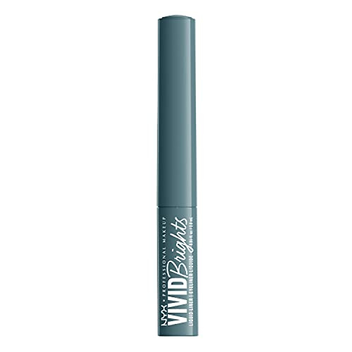 NYX PROFESSIONAL MAKEUP Vivid Brights Liquid Liner, Smear-Resistant Eyeliner with Precise Tip - Cyan Simp