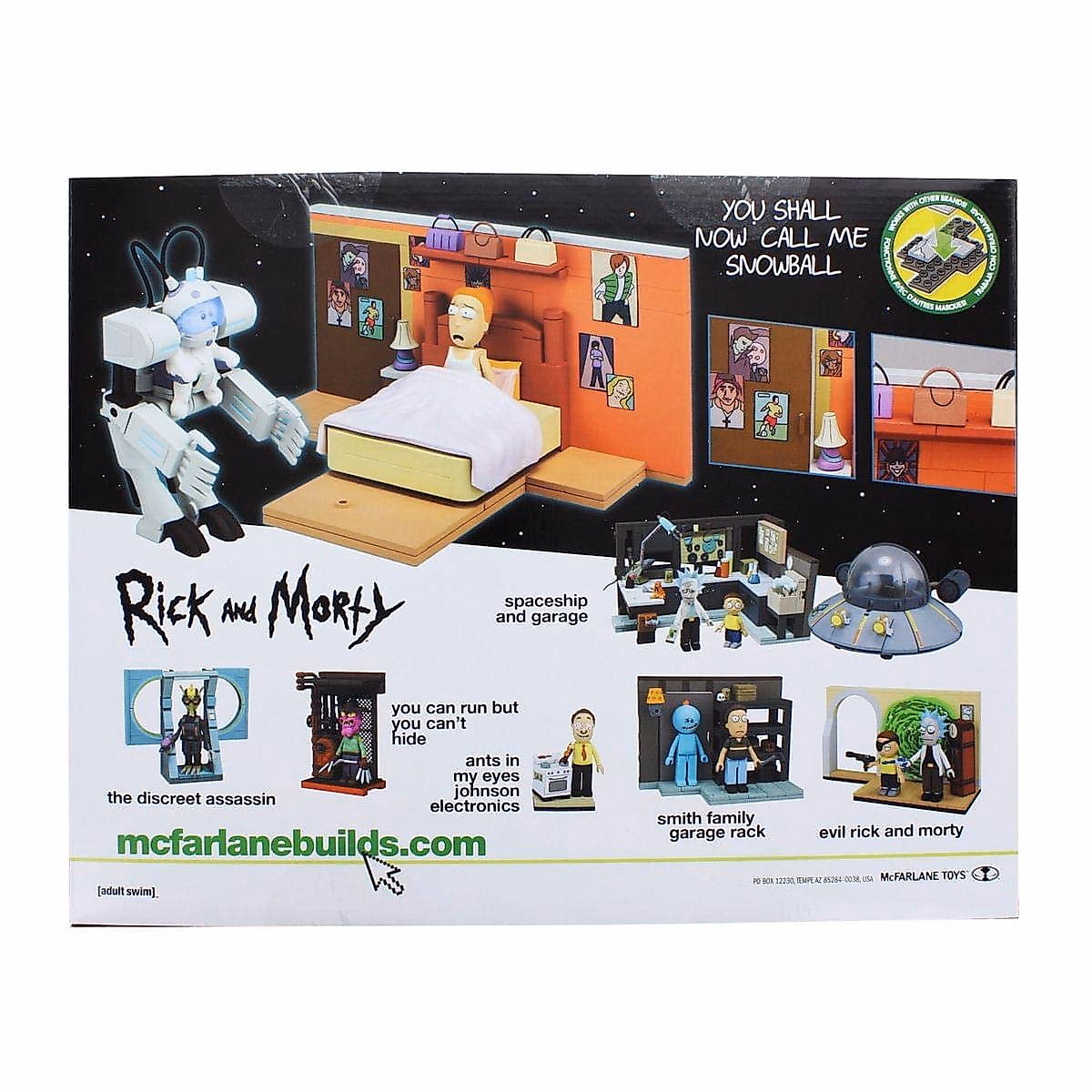 McFarlane Toys Rick & Morty You Shall Now Call Me Snowball Medium Construction Set Building Set