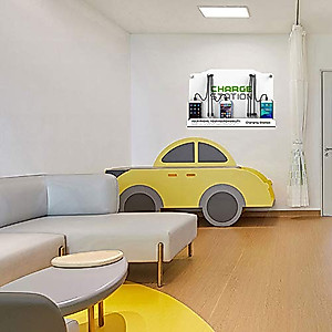 VIPATEY Wall Mounted Cell Phone Charging Station High Speed Cables with 8 Ports Applicable Airport Hospitals Banks Hotel Shopping Malls and Public Places