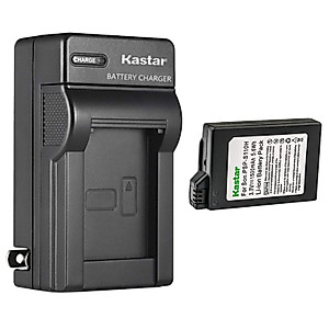 Kastar 1-Pack PSP110 Battery and AC Wall Charger Replacement for Sony PSP-110 Battery, Sony Video Game PSP Playstation PSP-1010, PSP Fat, PSP-1000, PSP-1000G1, PSP-1000G1W, PSP-1000K, PSP-1000KCW