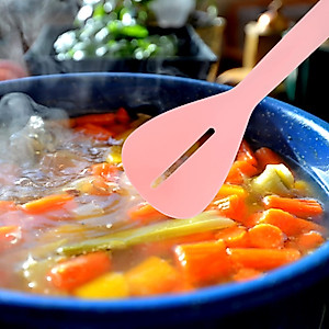 UPKOCH 1 Set Colorful Nylon Kitchenware Set turners spoons nylon cooking utensil Nylon mixing spoon Nylon pasta spoon kitchen spatula utensils Pasta fork Pasta server fold frying spatula