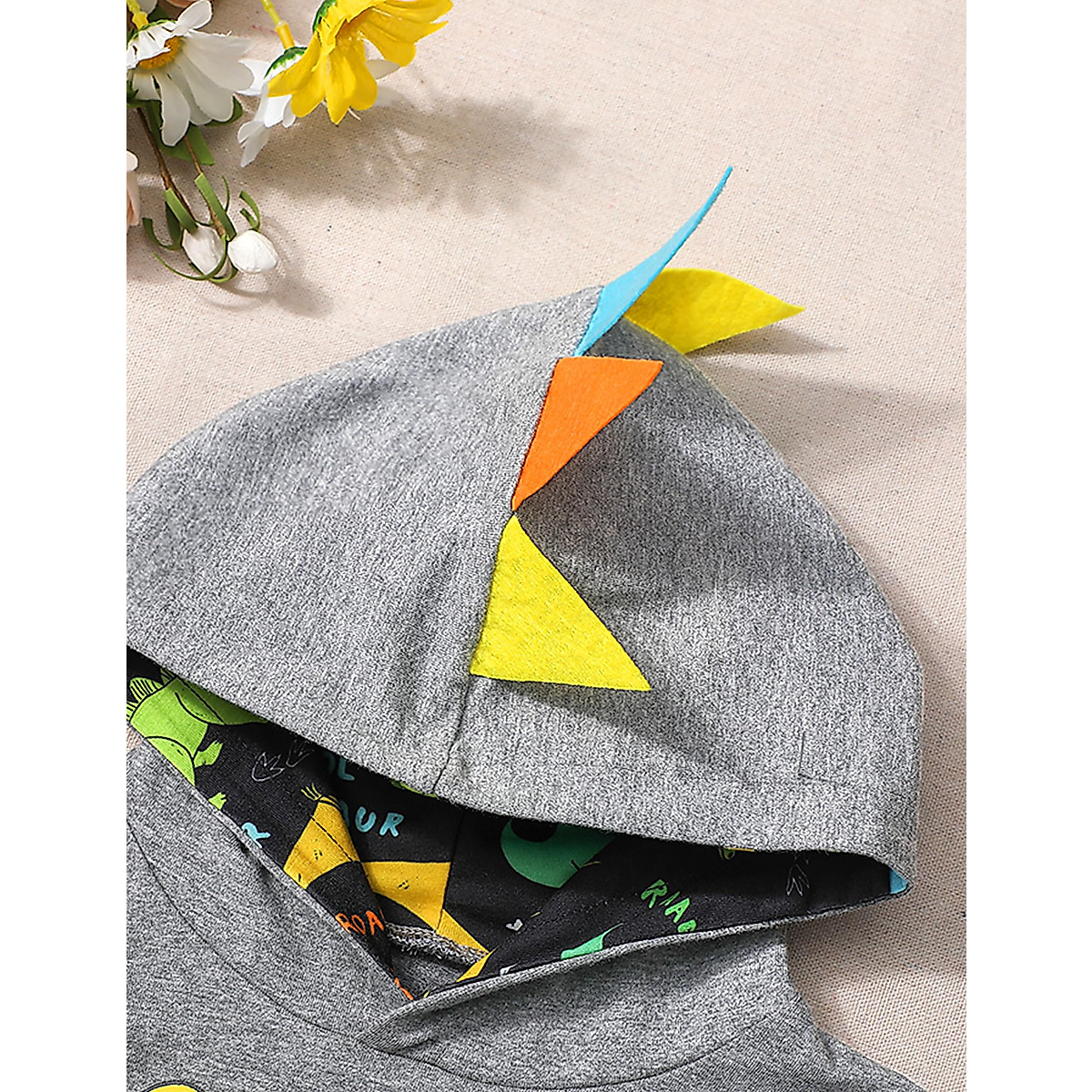 BAVADER Toddler Boy Clothes 18 24 Months Boy Clothes Mama's Boy Dinosaur Long Sleeve Hoodie Pant Sets Toddler Clothes for Boys