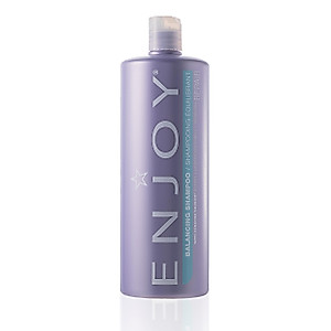 ENJOY Hair Care Balancing Shampoo, Sulfate Free Shampoo, Shampoo For Color Treated Hair, Shampoo for Men and Women, Curly Hair Shampoo - 33.8 Fl Oz