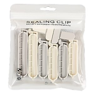8 Pcs Bag Clips for Food, Sealing Clips, Plastic Chip Clips for Food Packages, Food Sealing Clip for Snack,Chips Bags,Kitchen Storage Bag in 3 Sizes.