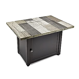 Ashton Gray 40x28” Rectangular Gas Fire Table