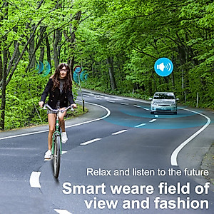 CatXQ Smart Bluetooth Audio Glasses | 2in1 Photochromic Sunglasses & Blue Light Filtering Lenses | HiFi Earmuff | Gradient Pink Sunglasses Lenses for Men Women [Optional Replacement Lens]