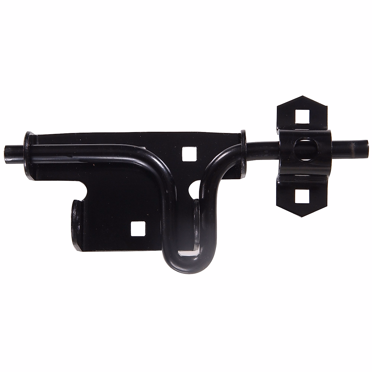 The Hillman Group 851225 Slide Action Gate Latch, Black Finish
