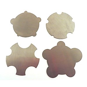 Garlick Flinn UK Concave Convex 4 Piece Cabinet Scraper Set