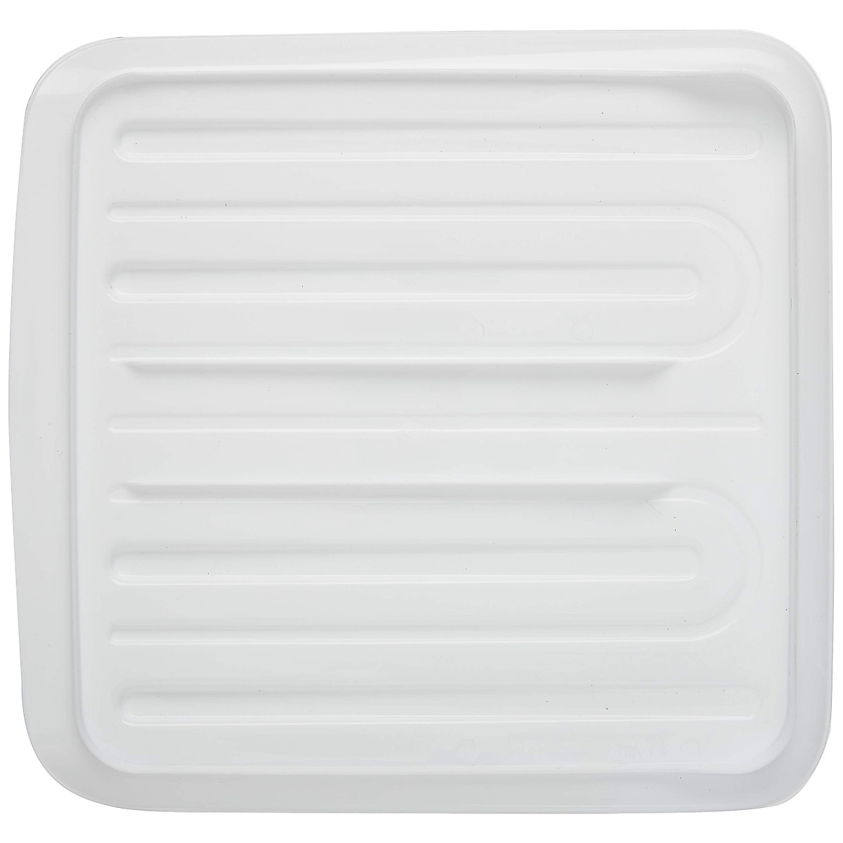 Rubbermaid 1180-ma-wht Dish Drainer Tray, 1.3" X14.2" X14.8", white