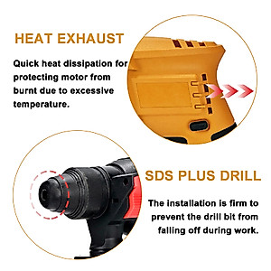 21V Cordless 3 in 1 Impact Wrench Electric Angle Grinder Rotary Hammer Drill 3Pcs Power Tool Combo Kits with 3.0ah Battery & Fast Charger,yellow