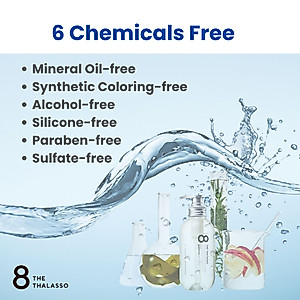 8 THE THALASSO Smooth Series: Normal to Oily Shampoo, Unique Thalasso Stem Cells with Deep Sea Water & Marine Collagen, Chemical-Free, Moisturizing & Smoothing, 475mL /16.06 fl oz