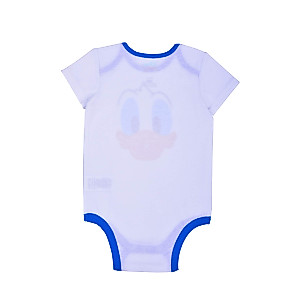 Disney Boys’ Mickey Mouse or Donald Duck Costume Bodysuit and Hat Set for Newborn and Infant – Black/Red or Blue/White