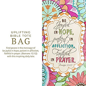 Divinity Boutique Tote-Bible Study -Joyful Flower