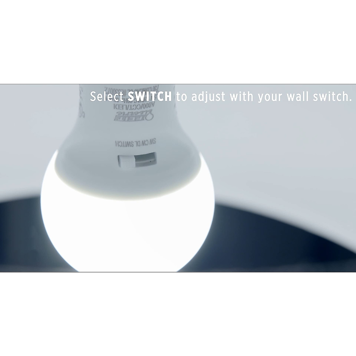 Feit Electric LED Three-Color Choice Intellibulb - A19 with an E26 Medium Base Light Bulb - 60W Equivalent - 15 Year Life - 750 Lumen - 2700K Soft White, 4000K Cool White and 5000K Daylight