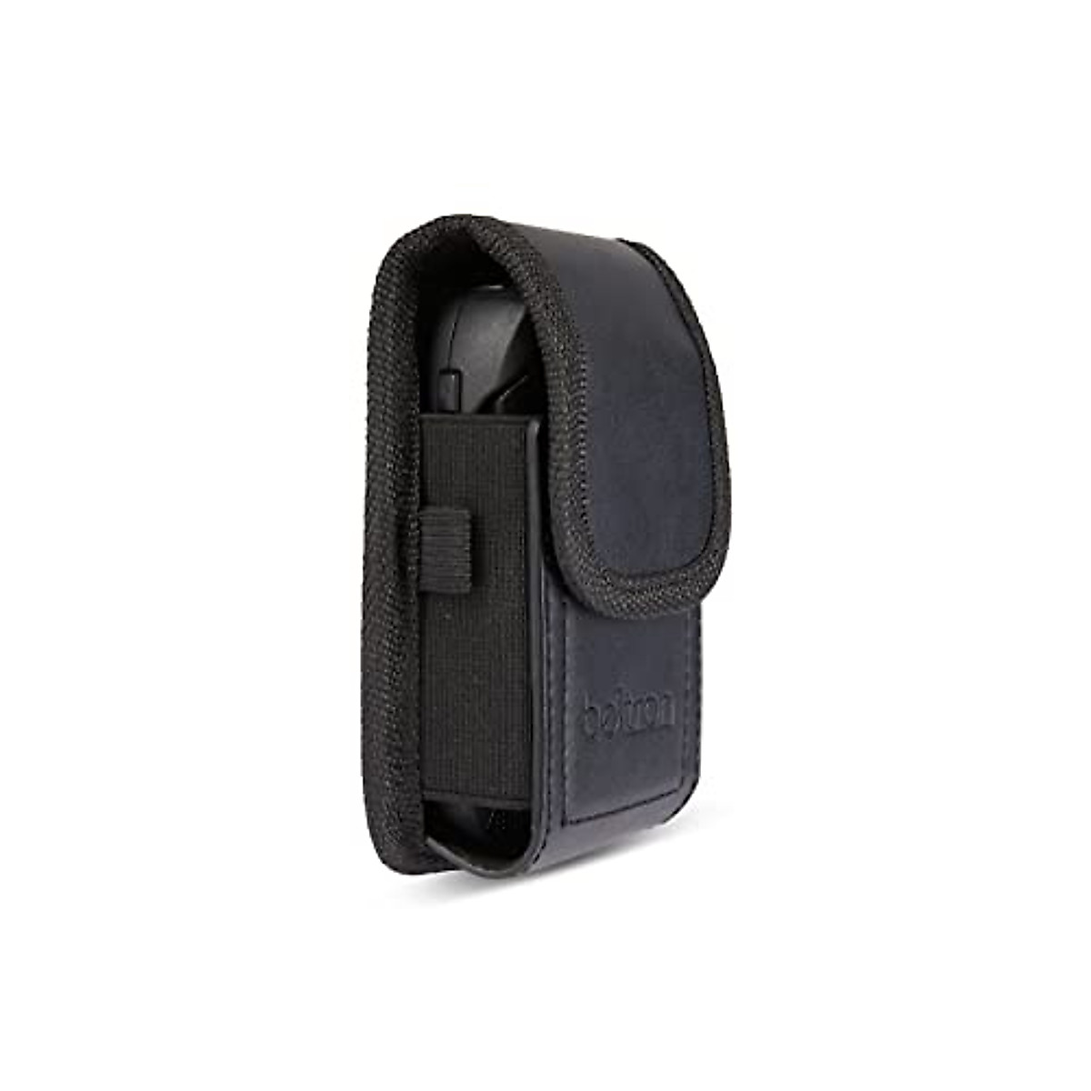 Universal Flip Phone Case, BELTRON Leather Vertical Pouch for TCL Flip Pro, Alcatel Go Flip 4, Go Flip V, MyFlip, Cingular Flip 2, Nokia 2720V (with Belt Loop, Metal Belt Clip & Dual Magnet Closure)