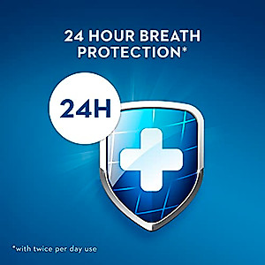 Crest 3D White Diamond Strong Mouthwash, Alcohol free, Fluoride Whitening, Clean Mint, 473 mL (16 fl oz), 4 Count