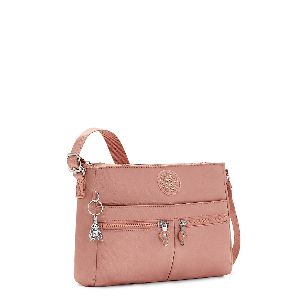 Kipling New Angie Crossbody Bag Dt Warm Rose