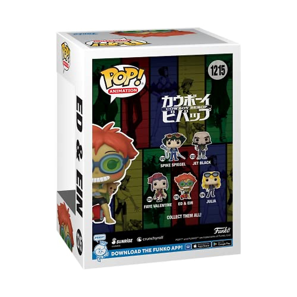 Funko Pop! Animation: Cowboy Bebop - Edward on Scooter with EIN
