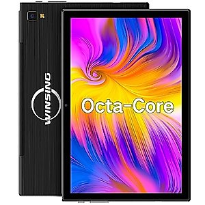Android Tablet 10 Inch, Octa-Core, 5G WiFi Andriod OS Tablets with 5MP+13MP Dual Camera, 2GB+32GB Storage, 128GB Expand, Support Wireless Keyboard and Mouse, GPS, Bluetooth 5.0, FM (Black)