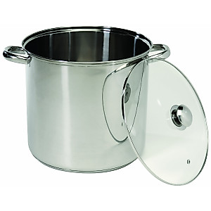 ExcelSteel - 548 ExcelSteel Stockpot with Encapsulated Base, 8 quarts, Silver