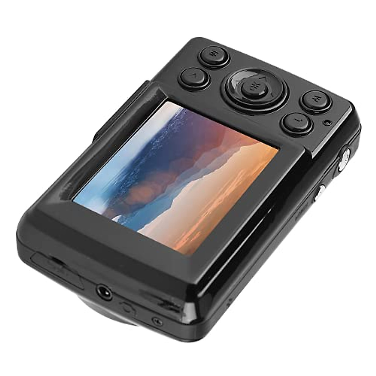 Digital Video Camera, 16MP 720P 30FPS Digital Camera, 16X Zoom Camera for Kids, Beginners, Teenagers, 2.4 Inch Large Screen, 9.5 x 5.5 x 2.5cm(Black)
