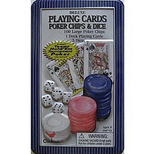 Deluxe Playing Cards, Poker Chips & Dice