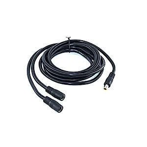 iHaospace DC7909 y Splitter Extension Cable, DC 7909 Male to 2X DC 8mm Female Connector Solar Charge Extension Cable 2M/ 6.56FT Compatible with GZ Jackery Power Station SolarSaga 60/80 /100/200 W