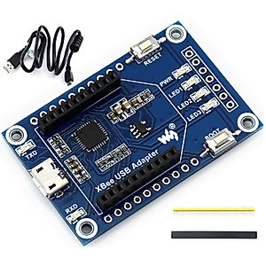 waveshare XBee USB Adapter UART Communication Board XBee Interface USB Interface Onboard Buttons/LEDs for Easy Testing,Program/Configure XBee Module