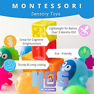 Montessori Toys for Baby, Bath Toys for Toddler, Baby Ball Toy, Teething Toys, Soft Blocks for Baby, Sensory Toys, Autism Sensory Toys, Learning Resources Toys, Number Toys, Animals, Shapes