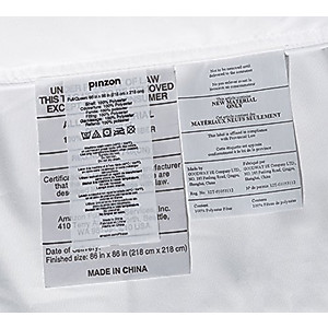 Amazon Brand – Pinzon Hypoallergenic Down Alternative Comforter - Full or Queen