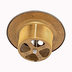 EZ-Flo Trip Lever Chrome Plated Brass Bath Drain Assembly with Drain Washer, 1-3/8 Inch x 16 Fine Thread, 35268