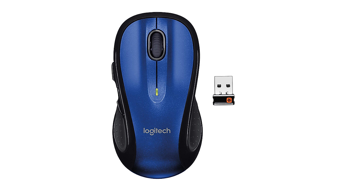 Logitech M510 Wireless Mouse Blue - Comfortable, Reliable & Long ...