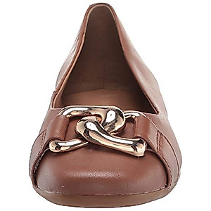 Aerosoles Women's Candice Ballet Flat, TAN Leather, 6