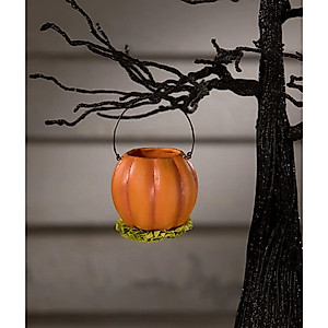 Bethany Lowe Designs - Pumpkin Bucket Ornament Mini - TJ2317