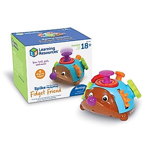 Learning Resources Spike the Fine Motor Hedgehog Fidget Friend -Ages 18+ months Fine Motor and Sensory Play Toy,Educational Toys for Toddlers, Toddler Montessori Toys