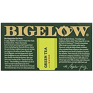 Bigelow Tea Green Tea with Mango, 20 ct
