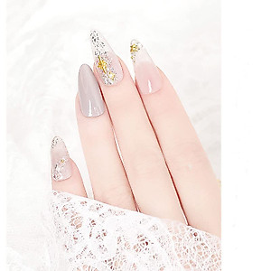 6 Box/Set Holographic Nail Glitter Powder Nail Metallic Glitter Gold Nail Glitter Set Nail Decoration Nail Recovery Kit (B, One Size)