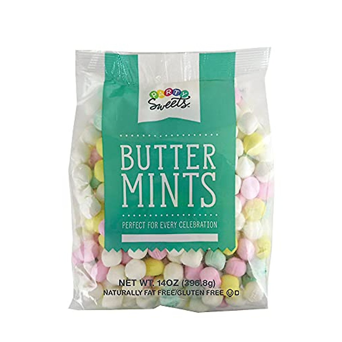 Party Sweets Assorted Pastel Buttermints, 14 Ounce, Appx. 100 pieces from Hospitality Mints
