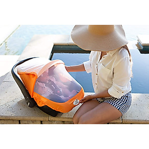 Summer Cozy Cover Sun & Bug Cover (Rhapsody Purple) - The Industry Leading Infant Carrier Cover Trusted by Over 2 Million Moms Worldwide for Keeping Your Baby from Mosquitos, Insects & The Sun