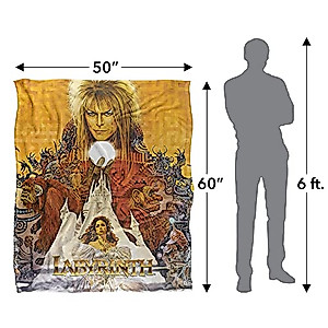 Labyrinth Crystal Ball Officially Licensed Silky Touch Super Soft Throw Blanket 50" x 60"
