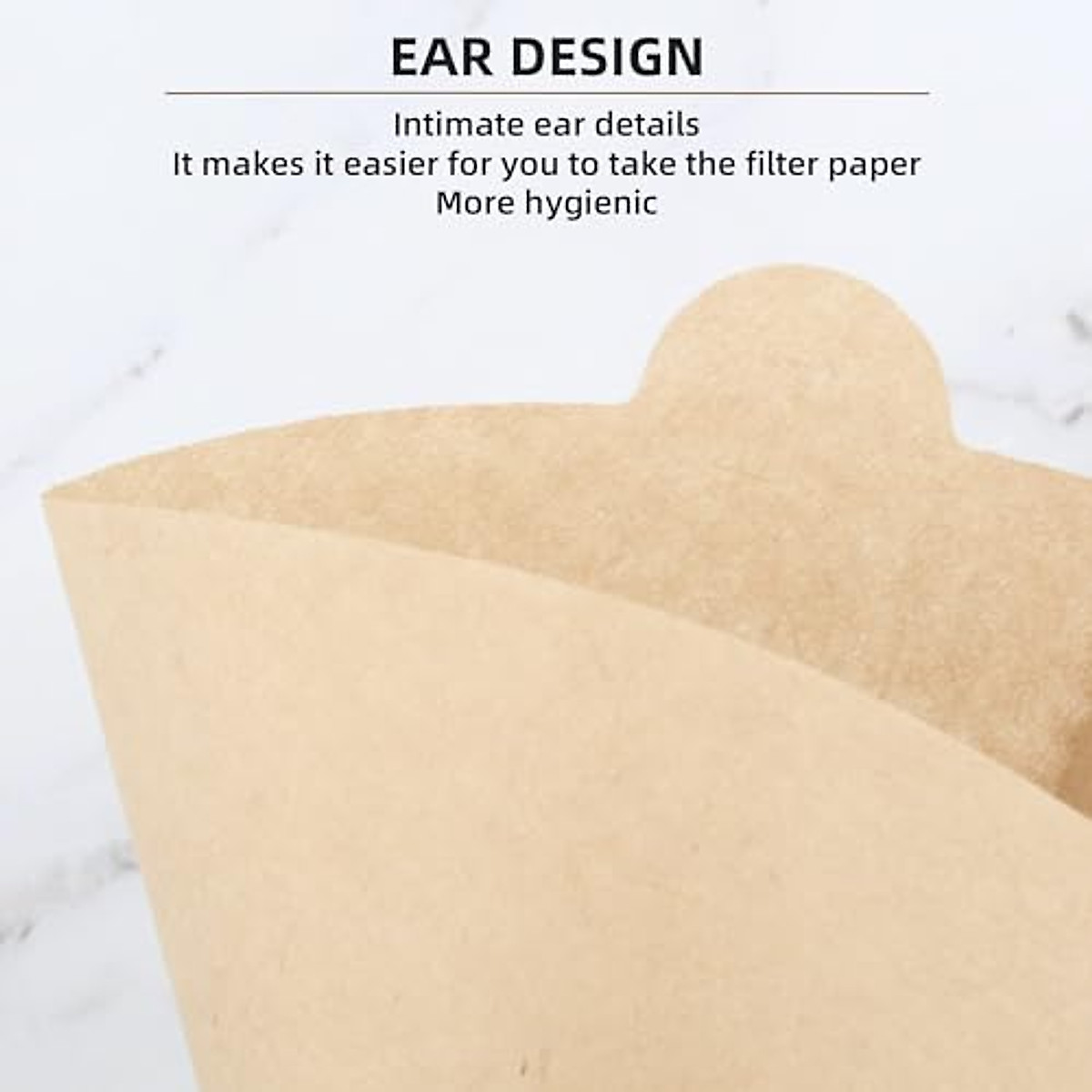 DEFUTAY 100 Count Coffee Filter #2 - Preserves Flavor and Convenience - Unbleached Cone Coffee Filters Fit for Drip Coffee Maker - Easy to Use and Dispose