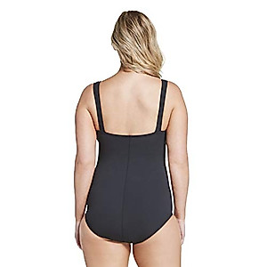 Speedo Women's Swimsuit One Piece Endurance+ Shirred Tank Moderate Cut