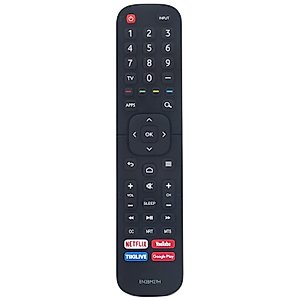 EN2BM27H Sub EN2BL27H EN2BN27H Replacement Remote Control Fit for Hisense 32" H5500 Series LED HD Smart Android TV 32H5590F HD ANDROID SMART TV (2019) 32" Class 32H5500F