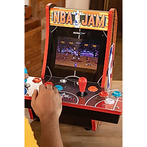 Arcade1Up NBA JAM 2 Player Countercade - Tabletop Arcade Machine - 3 Games in 1