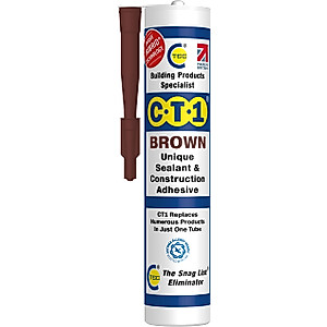 CT1 CT1BROWN Construction Adhesive Colours (Brown 290ml) Unique Sealant