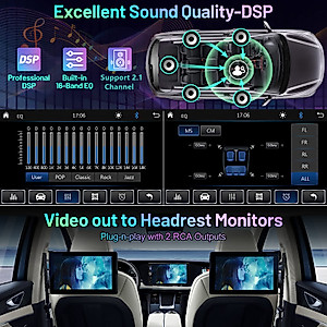 ACTASIAN Double Din Car Stereo with Apple Carplay and Android Auto,7 Inch Touchscreen Car Radio with Backup Camera,Bluetooth,Mirror Link,FM/MP3/USB/TF/SWC/Subwoofer,Aux Input