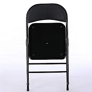 6pcs Folding Chair 650 lb. Capacity PVC Chairs for Events, Premium Lifetime Fold Up Chair Portable