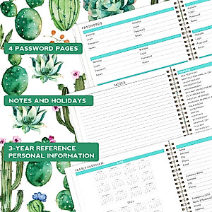 2023-2024 Monthly Calendar/Planner - Monthly Planner/Calendar 2023-2024, 9" x 11", Jan 2023 - Dec 2024, Planner 2023-2024 with Monthly Tabs, Twin-Wire Binding, Two-Side Pocket, Perfect Organizer.